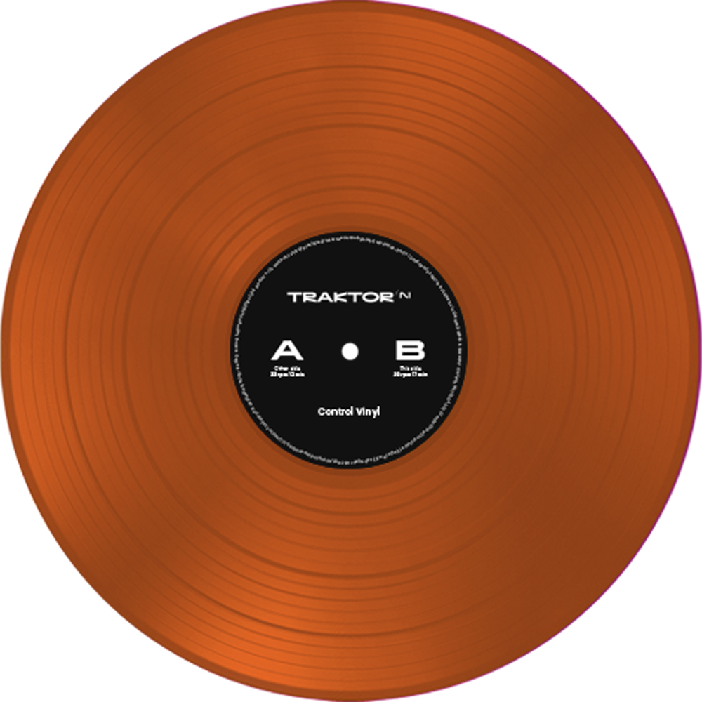 Native Instruments Traktor Control Orange Timecode Vinyl (Pair) - The ...